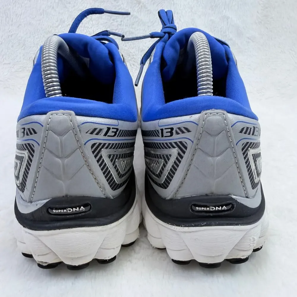 Brooks | Shoes | Brooks Glycerin 3 Mens Running Shoes Silver Blue Size ...